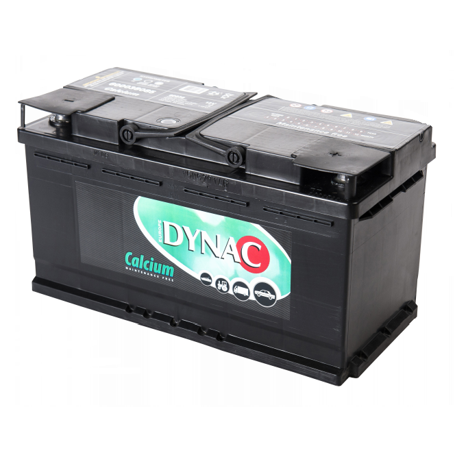 Auto accu / Startaccu 12V 100Ah Dynac calcium 60038